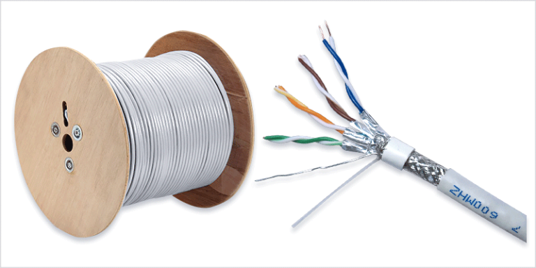 Wiring system - Cat.7 S/FTP Solid Ethernet Cable (Indoor) - REPOTEC